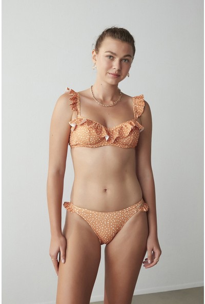 Penti Çok Renkli Pam Frill Balen Bikini Üstü Penti Çok Renkli Pam Frill Balen Bikini Üstü