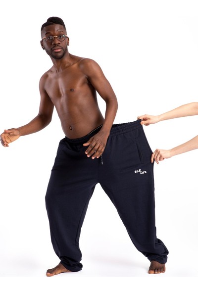 Tampap Büyük Beden Erkek Eşofman Altı Cepli Fermuarlı Blr-08