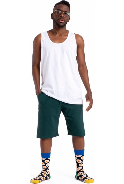 Tampap Erkek Pamuklu Penye Şort Tampap Tampap Erkek Pamuklu Penye Şort Tampap