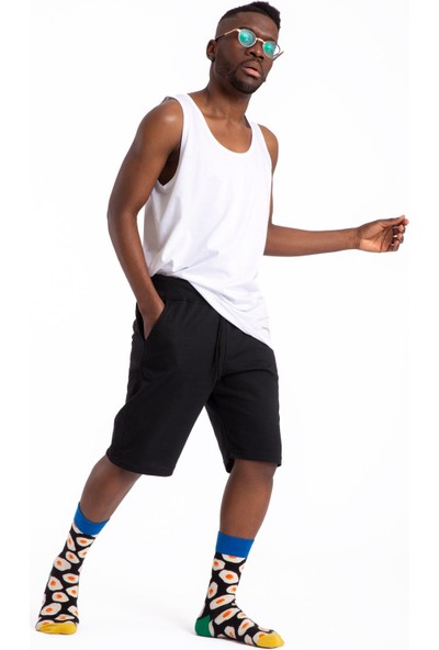 Tampap Erkek Pamuklu Penye Şort Tampap Tampap Erkek Pamuklu Penye Şort Tampap