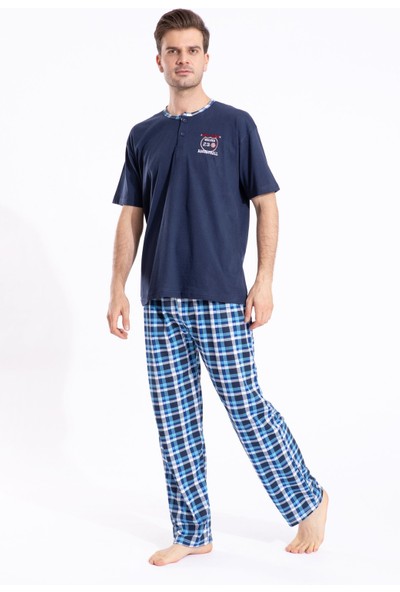 Tampap Erkek Yazlık Pijama Takımı Kısa Kollu Tampap 2105-K Tampap Erkek Yazlık Pijama Takımı Kısa Kollu Tampap 2105-K