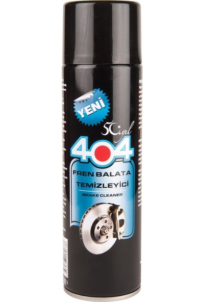 404 Fren Balata Temizleyici Sprey 500 ml 404 Fren Balata Temizleyici Sprey 500 ml