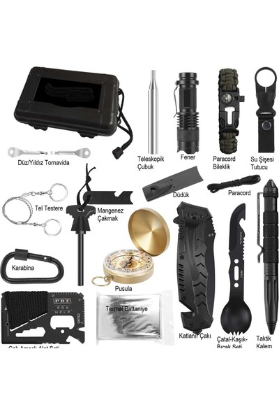 Anatolian Shield Doğada Hayatta Kalma Survival Kit 22 Anatolian Shield Doğada Hayatta Kalma Survival Kit 22