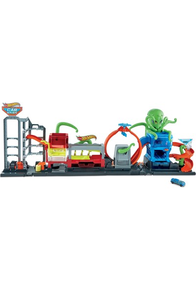 Hot Wheels Dev Ahtapot ile Araba Yıkama Oyun Seti (1 Metreden Uzun), Dökülmeyen Su Hazneleri ve Suyla Renk Değiştiren 1 Adet Color Reveal Arabası ile Diğer Setlere Bağlanır Hot Wheels Dev Ahtapot ile Araba Yıkama Oyun Seti (1 Metreden Uzun), Dökülmeyen Su Hazneleri ve Suyla Renk Değiştiren 1 Adet Color Reveal Arabası ile Diğer Setlere Bağlanır