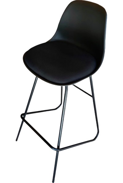 Sandalye Shop Mila Bar Sandalyesi Siyah 75 cm