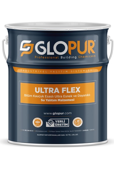 Glopur - Likit Membran Ultra Flex Su Yatılım Malzemesi 15 kg Glopur - Likit Membran Ultra Flex Su Yatılım Malzemesi 15 kg