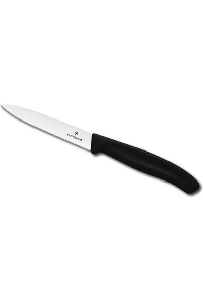 Vıctorınox Sebze - Soyma Bıçağı Düz Model 10 cm Siyah Vıctorınox Sebze - Soyma Bıçağı Düz Model 10 cm Siyah