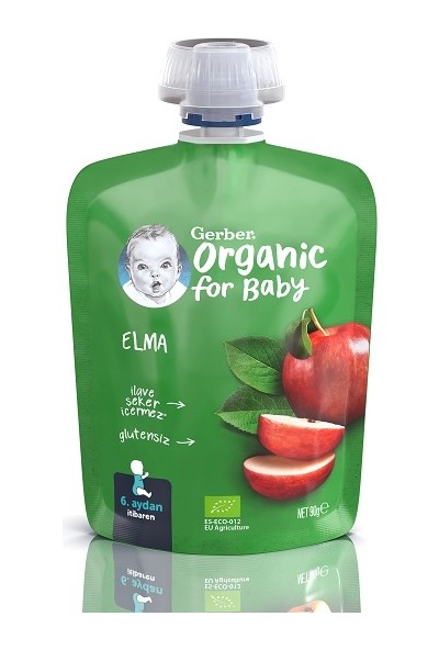 Gerber Organik Elma Püresi 90 gr Gerber Organik Elma Püresi 90 gr