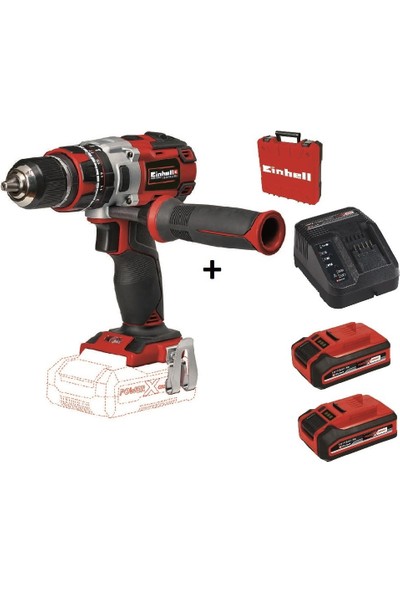Einhell Te-Cd 18 Li-I Bl Akülü Darbeli Matkap Vidalama + 2* 3.0 Ah Plus Starter Kit + Çanta Einhell Te-Cd 18 Li-I Bl Akülü Darbeli Matkap Vidalama + 2* 3.0 Ah Plus Starter Kit + Çanta