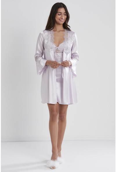 Pierre Cardin 6325 Kadın Saten Altılı Çeyiz Seti - Viola Pierre Cardin 6325 Kadın Saten Altılı Çeyiz Seti - Viola