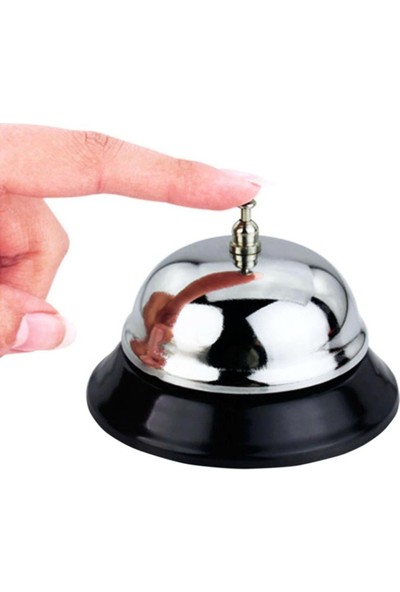Ramdet Masaüstü Zili Dekoratif Resepsiyon Zili Gri Görevli Çağırma Zili Hediyelik Ramdet Masaüstü Zili Dekoratif Resepsiyon Zili Gri Görevli Çağırma Zili Hediyelik