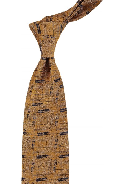 Kravatkolik Safran Motif Desen Mendilli Klasik Kravat KK10822 Kravatkolik Safran Motif Desen Mendilli Klasik Kravat KK10822