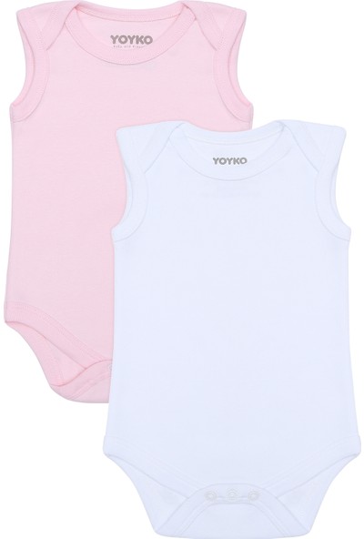 Yoyko 2'li Düz Kolsuz Body Yoyko 2'li Düz Kolsuz Body