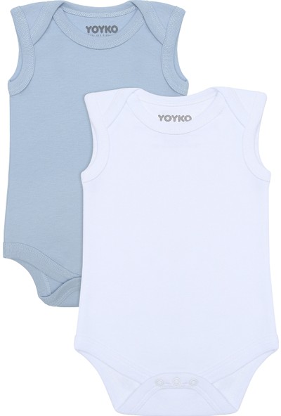 Yoyko 2'li Düz Kolsuz Body Yoyko 2'li Düz Kolsuz Body