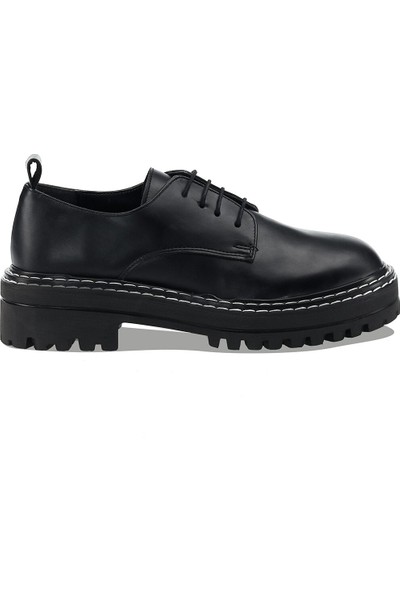 Butigo 21K-231 1pr Siyah Kadın Oxford Ayakkabı