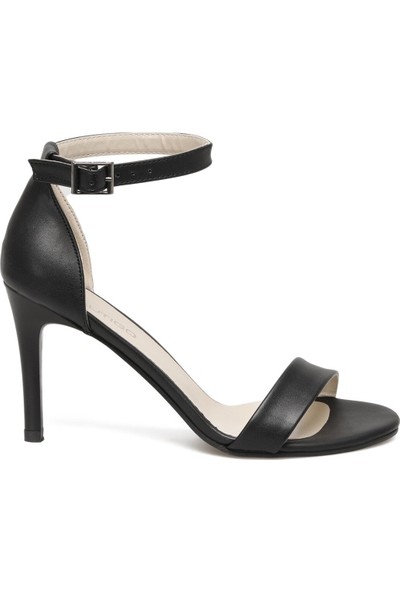 Butigo Arya 1fx Siyah Kadın Topuklu Ayakkabı