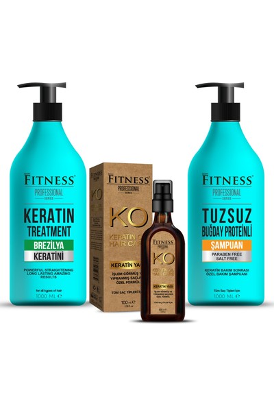 Sam Fitness Professional Saç Düzleştirici Keratin Bakımı + Tuzsuz Şampuan + Keratin Yağı Sam Fitness Professional Saç Düzleştirici Keratin Bakımı + Tuzsuz Şampuan + Keratin Yağı