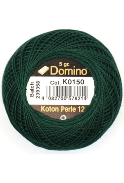 Domino Koton Perle El Nakış Ipliği No:12 K Serisi K150