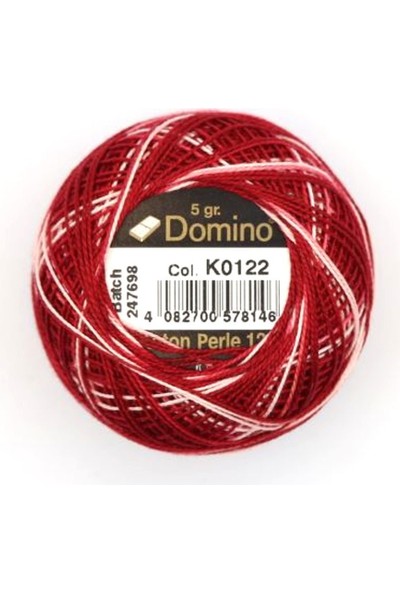 Domino Koton Perle El Nakış Ipliği No:12 K Serisi K122 Domino Koton Perle El Nakış Ipliği No:12 K Serisi K122