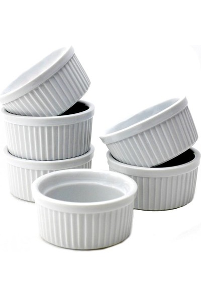 BabilStore Hanedanev Cooker Ckr 3018 Seramik Beyaz Sufle Kabı 10 cm 6 Ad Kase Suffle BabilStore Hanedanev Cooker Ckr 3018 Seramik Beyaz Sufle Kabı 10 cm 6 Ad Kase Suffle