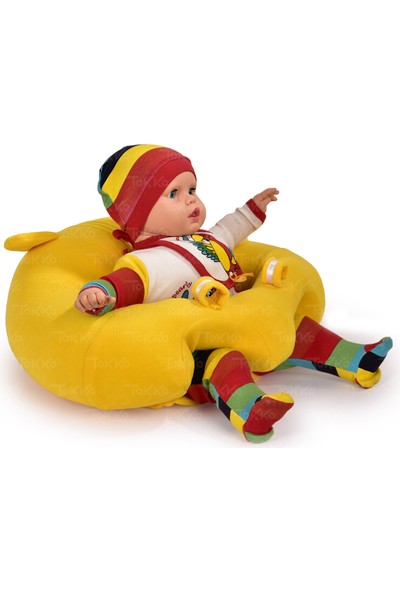 TOKKO Bebek Bebe Yatmaz Oturma Destek Minderi - Bebek Koltuğu - Büyük Bebek Oturağı Bebeyatmaz Sarı TOKKO Bebek Bebe Yatmaz Oturma Destek Minderi - Bebek Koltuğu - Büyük Bebek Oturağı Bebeyatmaz Sarı