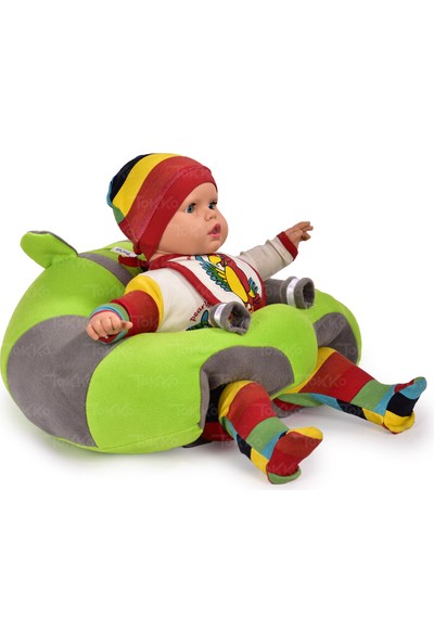 TOKKO Bebek Bebe Yatmaz Oturma Destek Minderi - Bebek Koltuğu - Büyük Bebek Oturağı Bebeyatmaz Yeşil Gri TOKKO Bebek Bebe Yatmaz Oturma Destek Minderi - Bebek Koltuğu - Büyük Bebek Oturağı Bebeyatmaz Yeşil Gri