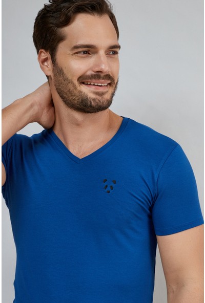 Bambursa Erkek Bambu T-Shirt ( V Yaka )