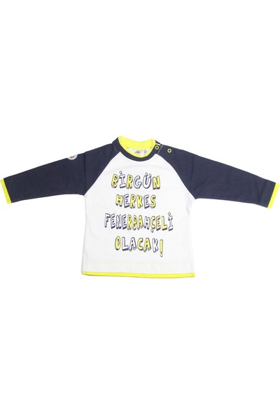 Fenerbahçe Orijinal Lisanslı Uzun Kol Bebek Sweatshirt Fenerbahçe Orijinal Lisanslı Uzun Kol Bebek Sweatshirt