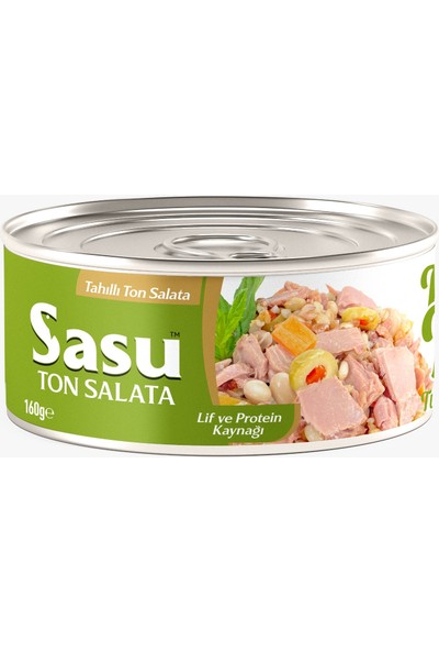 Sasu Tahıllı Ton Salata 160G Iri Parça Sasu Tahıllı Ton Salata 160G Iri Parça