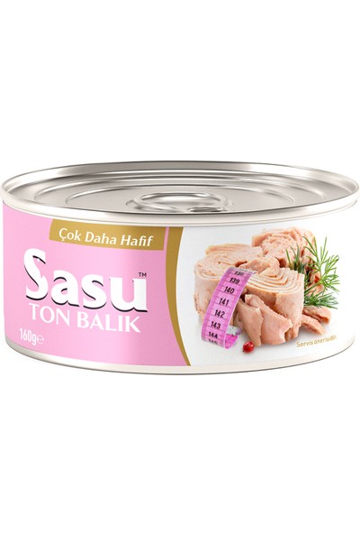 Sasu Light Suda Ton Balığı 160G Bütün Dilim Sasu Light Suda Ton Balığı 160G Bütün Dilim