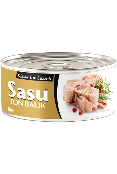 Sasu Klasik Ton Balığı 6X80G Bütün Dilim Sasu Klasik Ton Balığı 6X80G Bütün Dilim