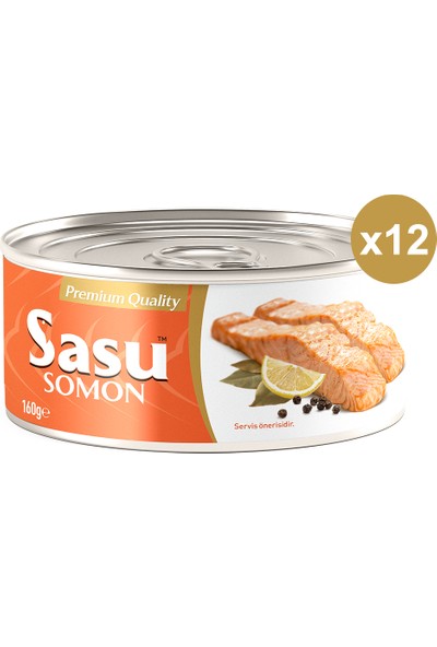Sasu Norveç Somon Balığı 12X160G Bütün Dilim Sasu Norveç Somon Balığı 12X160G Bütün Dilim