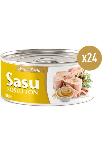 Sasu Hardal Soslu Ton Balığı 24X160G Iri Parça