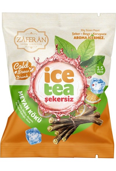 Zaferan Ice Tea Meyanköklü 30g