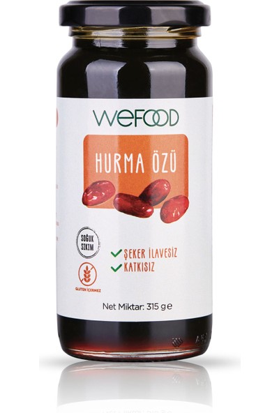 Wefood Hurma Özü 315 gr (Soğuk Sıkım)