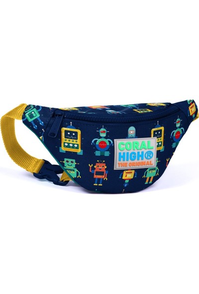 Yaygan Coral High Kids Bel Çantası Robot Desenli Lacivert Erkek Çocuk 22580 Yaygan Coral High Kids Bel Çantası Robot Desenli Lacivert Erkek Çocuk 22580
