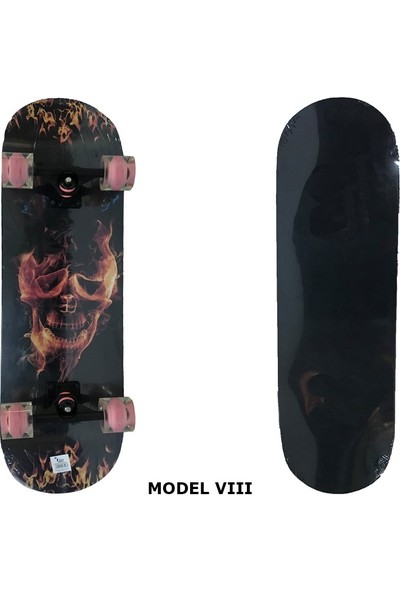 Attack Sport Grafiti Desenli/baskılı Işıklı, Slikon Tekerlekli Kaykay