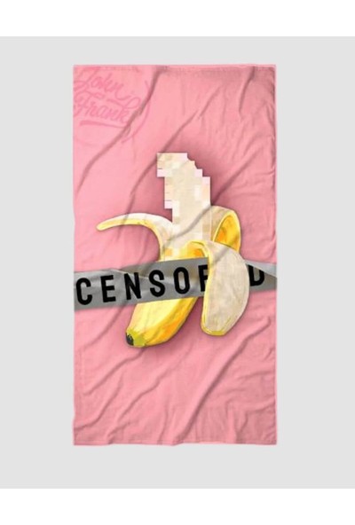 John Frank Plaj Havlusu Cencored Beach Towel