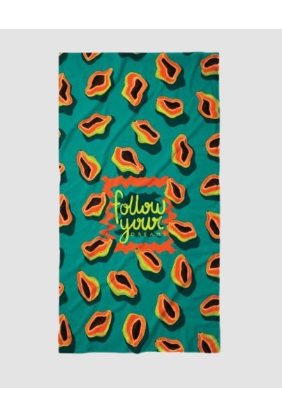 John Frank Plaj Havlusu Avakado Beach Towel John Frank Plaj Havlusu Avakado Beach Towel