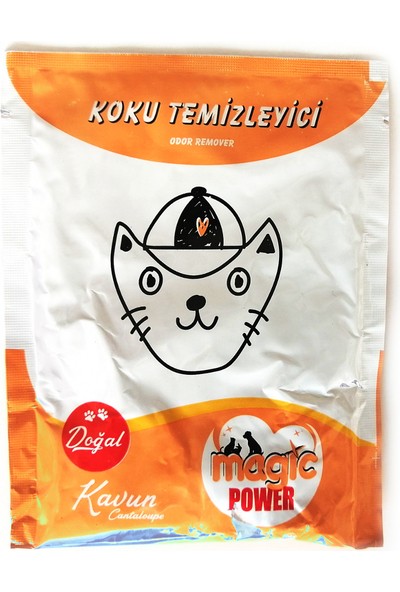 Markapet Magic Power Kedi Kumu Koku Giderici 25 gr Kavun Kokulu Markapet Magic Power Kedi Kumu Koku Giderici 25 gr Kavun Kokulu