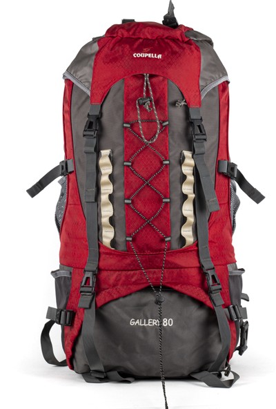 Coupella Ithal Kırmızı 80 Litre Sırt Destekli Su Kaydırma Özellikli Dağcı Sırt Çantası CP-2103 Coupella Ithal Kırmızı 80 Litre Sırt Destekli Su Kaydırma Özellikli Dağcı Sırt Çantası CP-2103