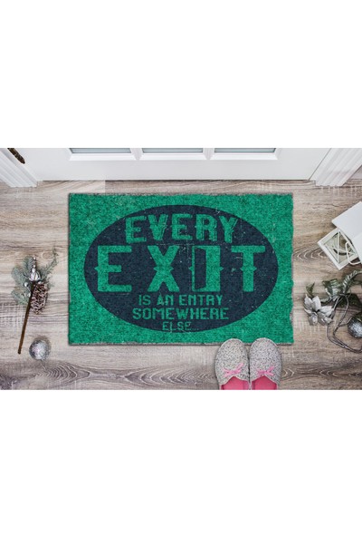 Ibsalpin Bayrak Desenli Dijital Baskılı Kaymaz Taban Paspas