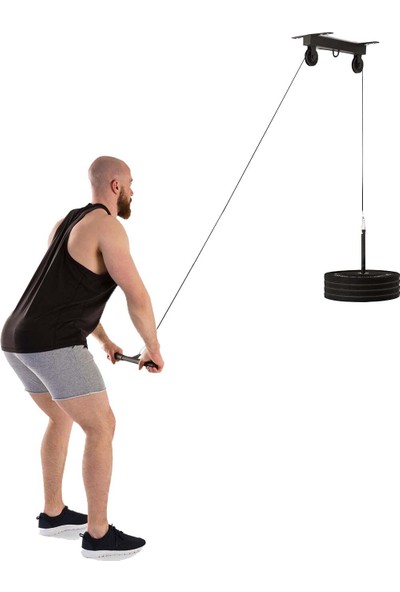J-Sport G01 Tavan Tipi Makaralı Halat Çekme Güç Istasyonu