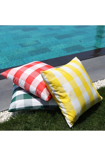Homing Outdoor Dış Mekan Ekoseli Bahçe Veya Havuz Kenarı Minder Seti / Su ve Kum Tutmaz Kumaş HMY-6207 Homing Outdoor Dış Mekan Ekoseli Bahçe Veya Havuz Kenarı Minder Seti / Su ve Kum Tutmaz Kumaş HMY-6207
