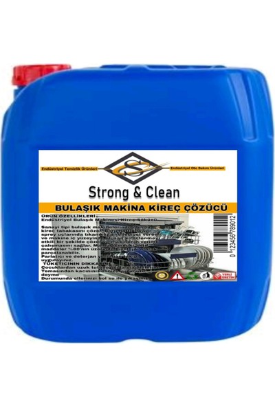 Strong&Clean Bulaşık Makine Kireç Çözücü 20 kg