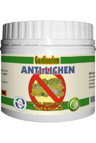 Gardinarium Antı-Lıchen / Powder (Sert Zemin Yosun Önleyici) 500 gr Gardinarium Antı-Lıchen / Powder (Sert Zemin Yosun Önleyici) 500 gr