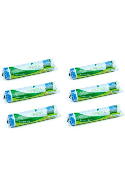 Ersopack Evsel Battal Çöp Torbası 75 x 90 cm 6rulo 60'lı Çöp Poşeti Ersopack Evsel Battal Çöp Torbası 75 x 90 cm 6rulo 60'lı Çöp Poşeti