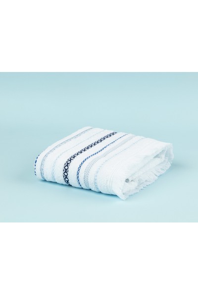 Madame Coco Lorient Yüz Havlusu - Beyaz - 50X70 cm