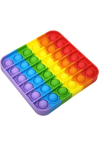 Pop It Game Kare Gökkuşağı Pop It Game Kare Gökkuşağı