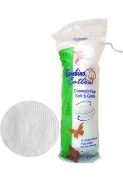 Bambino Disk Makyaj Temizleme Pamuğu 100'LÜ 1 Paket Bambino Disk Makyaj Temizleme Pamuğu 100'LÜ 1 Paket